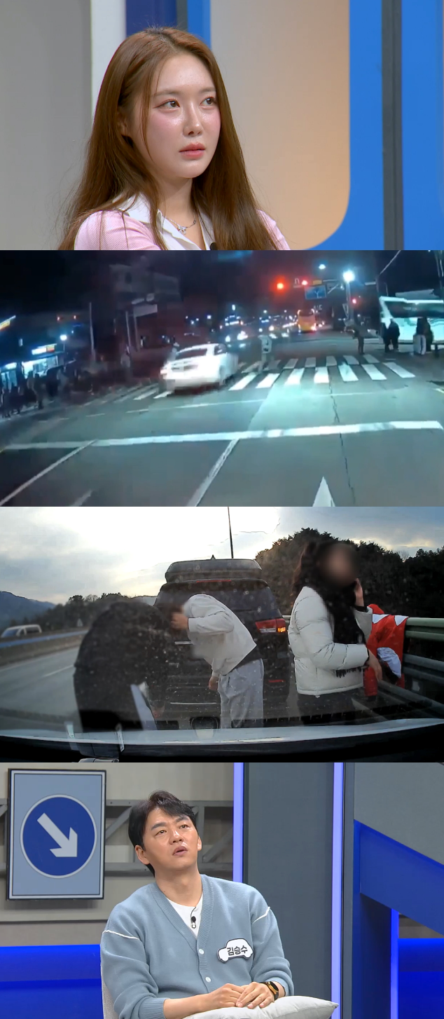 '시속 100km' 신호위반 질주…새벽 출근길 참변에 '한블리' 분노 | JTBC 뉴스