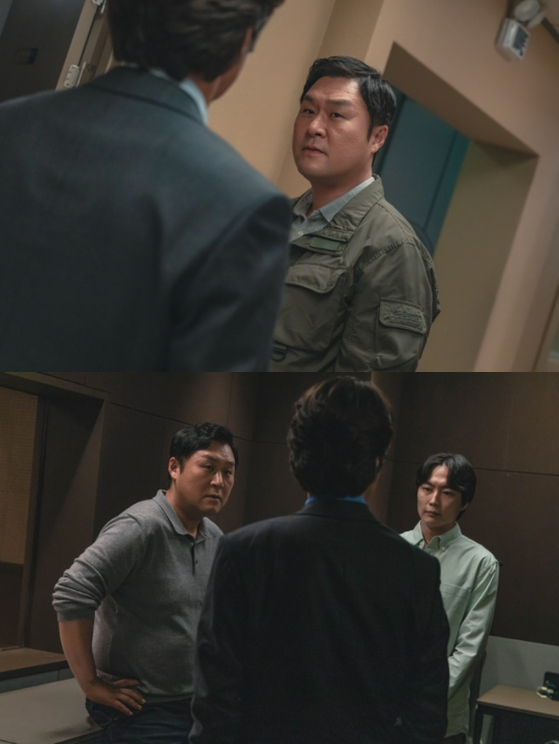 '이친자' 윤경호, 집요한 카리스마 한석규와 차가운 대립 | JTBC 뉴스