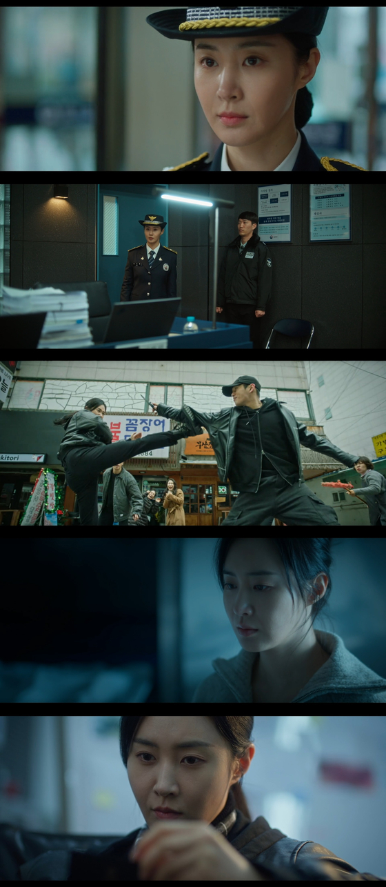 '이한신' 열혈 형사 권유리, 첫 액션 도전 불구 척척 | JTBC 뉴스