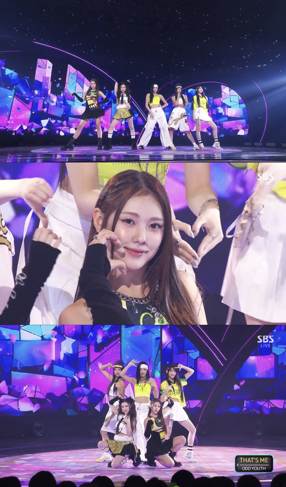 '인기가요' 오드유스, 사랑스러운 매력 | JTBC 뉴스