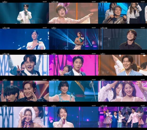 '대상 MC' 이찬원 이끈 '트롯대잔치' 확신의 설 선물 신바람 | JTBC 뉴스