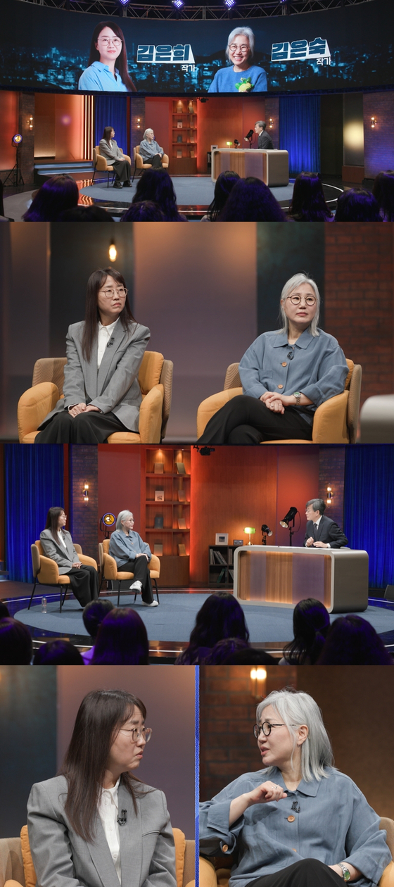'K작가 쌍두마차' 김은희·김은숙 '질문들' 손석희 만났다 | JTBC 뉴스